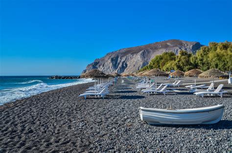 Santorini Black Beach