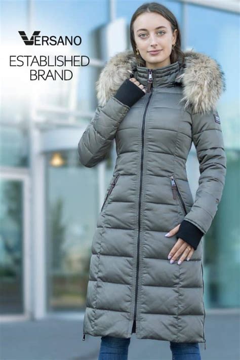 Versano Winterjassen Met Bontkraag Voor Dames Winterjassen Met Bontkraag Heren Leren Jassen