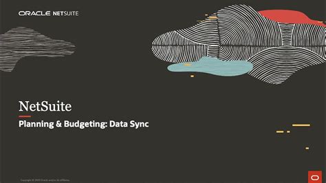 Netsuite Planning And Budgeting Data Sync Youtube