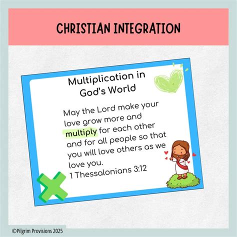 Multiplication Posters Including Christian Integration Strategies
