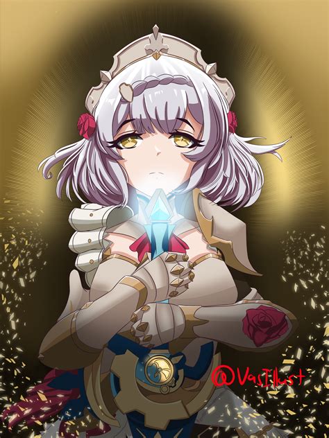 Artstation Genshin Impact Noelle Fanart