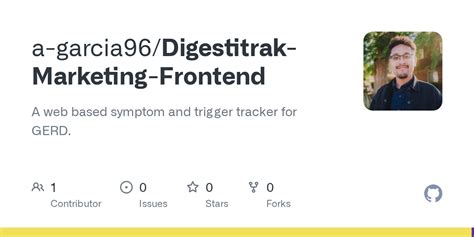 Github A Garcia96 Gerd Tracker A Web Based Symptom And Trigger