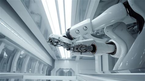 Premium Photo A Robotic Arm In A Factory Setting