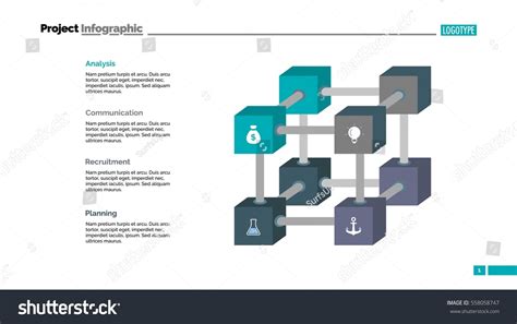 Creative Cube Diagram Slide Template Stock Vector Royalty Free 558058747 Shutterstock