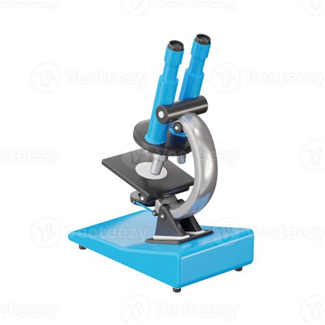 Blue Microscope For Science And Research Visualization 55374271 Png