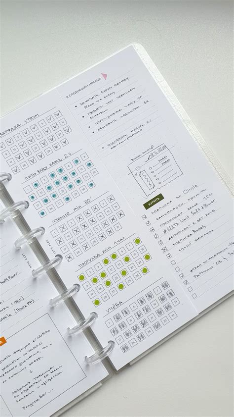 Пин на доске Bullet Journal