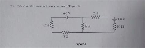 [solved] 35 Calculate The Currents In Each Resistor O