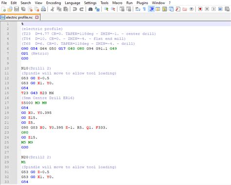 Notepad For Gcode Editing Woodys Workshop