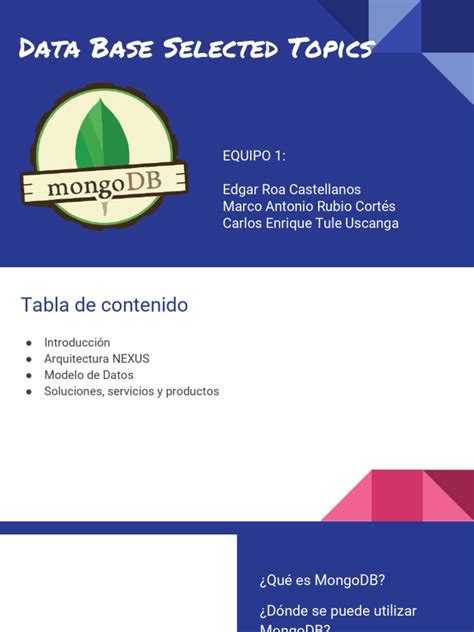 Mongo Db Pdf Mongo Db Json
