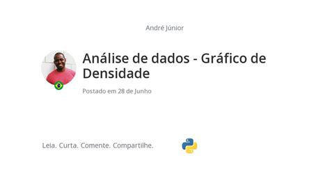 Análise de dados Gráfico de Densidade