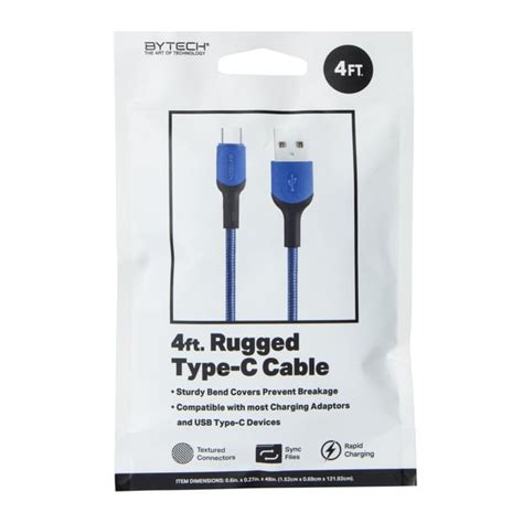 Five Below Bytech Rugged Usb Type C Cable Same Day Delivery Instacart