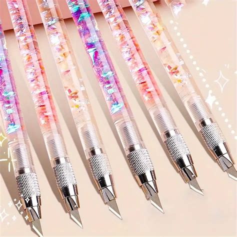 1개 귀여운 다용도 공예 칼 종이 절단 카드 만들기 및 상자 개봉에 이상적 내구성 있는 플라스틱 손잡이 Office And School Supplies Temu