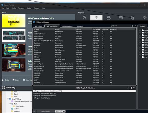 Unable To Add Path For VST Addition In Cubase Pro Cubase Steinberg Forums