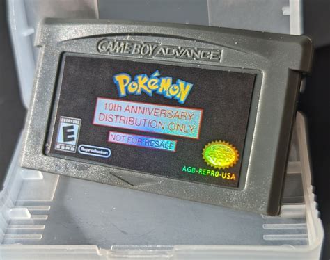 Pokémon Event Distribution Gen 3 10th Anniversary Etsy