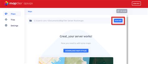 get started with maptiler server guides self hosting map server maptiler