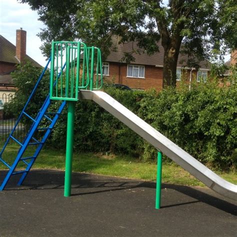 Outdoor Traditional Steel Public Playground Slides
