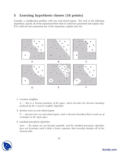 Classes Part 2 Artificial Intelligence Quiz Docsity
