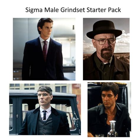 Sigma Male Grindset Starter Pack 9GAG