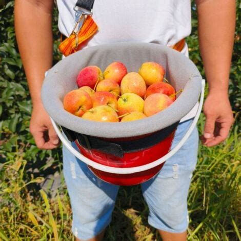 Panier De Cueillette De Fruits Portable Avec Sangle Réglable Pour Récolte Pratique De Cerises