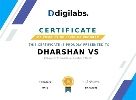 Dharshan Varadharaj On Linkedin Pythoncertification Digilabs