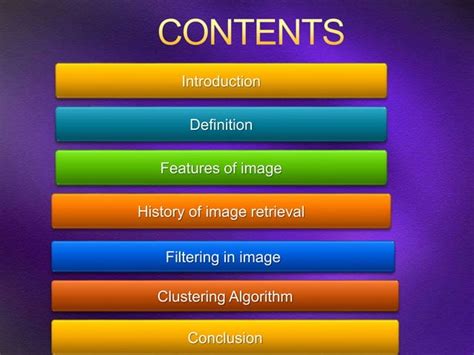 Content Based Image Retrieval Using Clustering Algorithmcbir Pptx