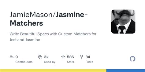 GitHub JamieMason Jasmine Matchers Write Beautiful Specs With Custom