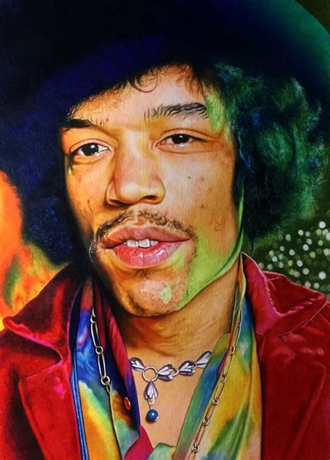 Pencil Portrait Of Jimi Hendrix By Lydia Quayle Jimi Hendrix