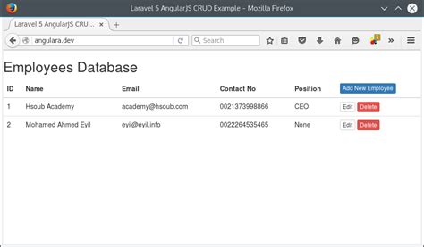 استخدام Angularjs لبناء واجهة أمامية Frontend لتطبيق Laravel 5