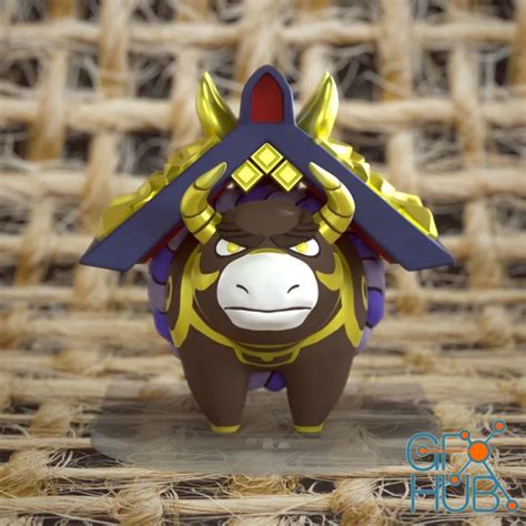 3d Print Model Ushi Genshin Impact 151928