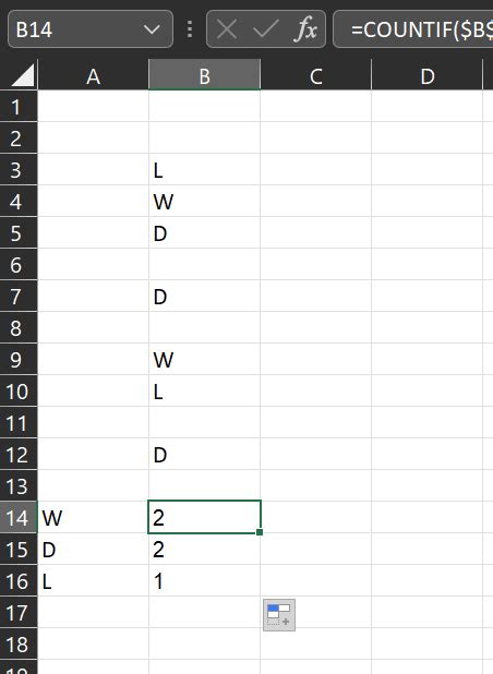 Excel Countif But Only The First 5 Occupied Cells In A Range Stack