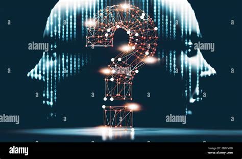 Networking And Communication Questions For Cyber Security Cyborg Head And Binary Code Question