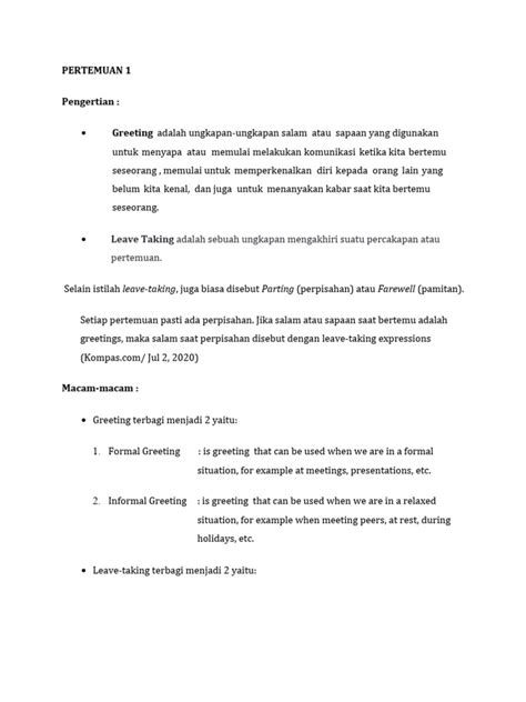 Pertemuan 1 Class 7 Pdf