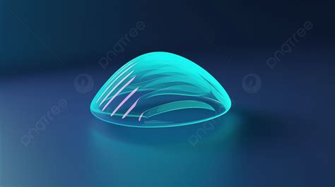 Background Latar Belakang Biru Konsep Minimal Dengan Ikon Nirkabel 3d Yang Melambangkan Jaringan