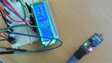 Arduino Uno 로 Cds조도센서를 사용해 출력값 Lcd에 표시하기 Youtube