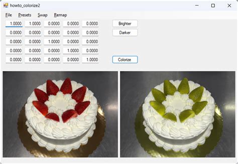 C Helper Colorize Images By Remapping Colors In C