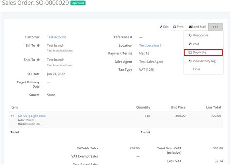 Print Duplicate Void Or Delete A Sales Order Zayls