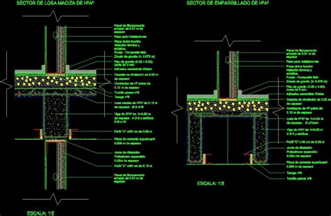 Reinforced Concrete Slab Construction Detail Dwg Detail For Autocad