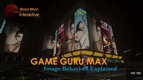 GameGuru Max Tutorial Image Behaviors Explained YouTube