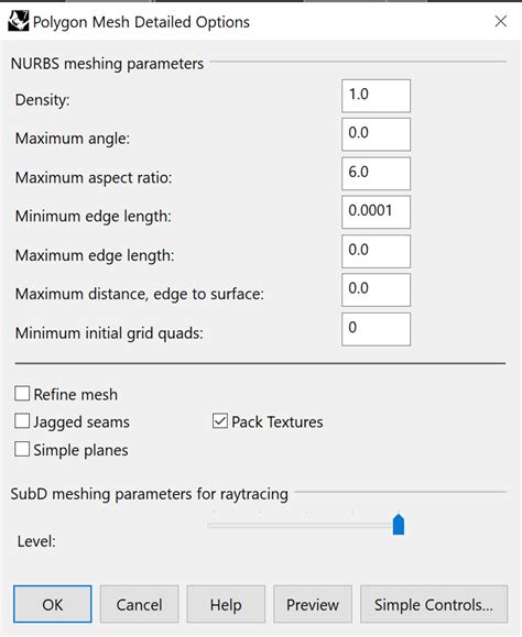 wish merge coplanar faces ngon option in mesh command and mesh