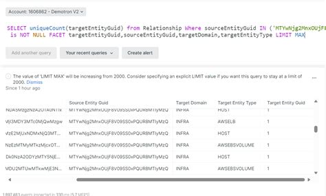 Hub Topic Workload Target Entity Type Showing Na