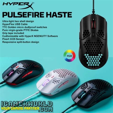 Promo Hyperx Pulsefire Haste Gaming Mouse Diskon 23 Di Seller Lepimu