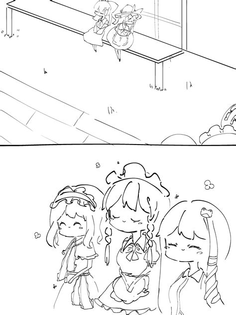 Hakurei Reimu Kirisame Marisa Izayoi Sakuya Kochiya Sanae And Alice