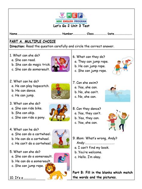 let s go 2 unit 3 test pdf