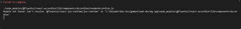 Bug Cannot Find Module Fluentuireact Jsx Runtimejsx Runtime