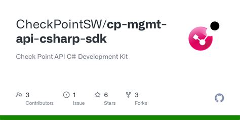 Github Checkpointswcp Mgmt Api Csharp Sdk Check Point Api C Development Kit