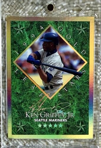 1994 Leaf Gold Stars 10000 Ken Griffey Jr Ebay