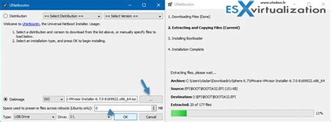 Top 3 Free Tools To Create Esxi 67 Installer Usb Flash Drive Esx Virtualization