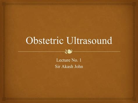 Obstetric Ultrasound Pdf Infertility Reproductive Health