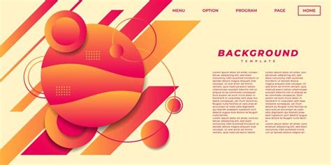 Premium Vector Abstract Geometric Background Template Copy Space Circle And Polygon Shapes