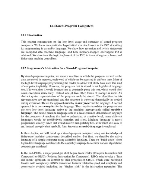 stored program computers pdf input output central processing unit